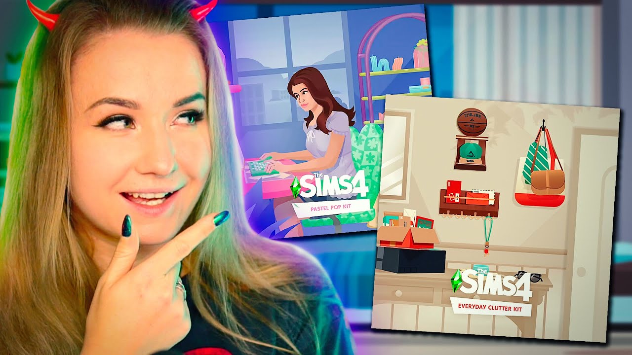 СРАЗУ ДВА НОВЫХ КОМПЛЕКТА В СИМС 4! - PASTEL POP И EVERYDAY CLUTTER KIT ...