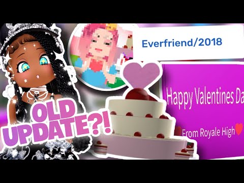 Visiting An OLD Royale High VALENTINES UPDATE!?
