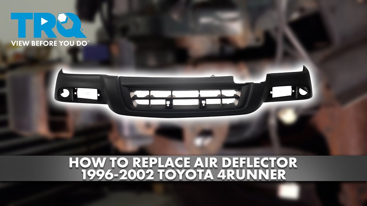 How to Replace Air Deflector 1996-2002 Toyota 4Runner - YouTube