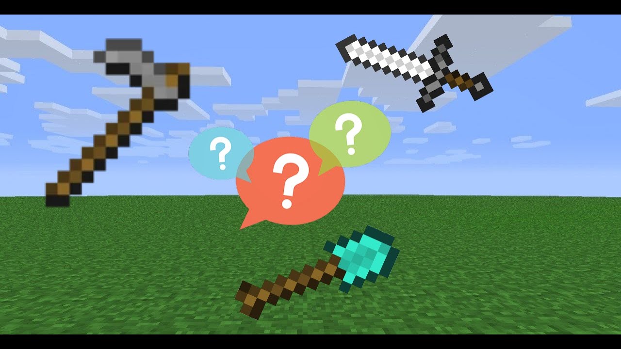 Minecraft tools (info, tips) - YouTube