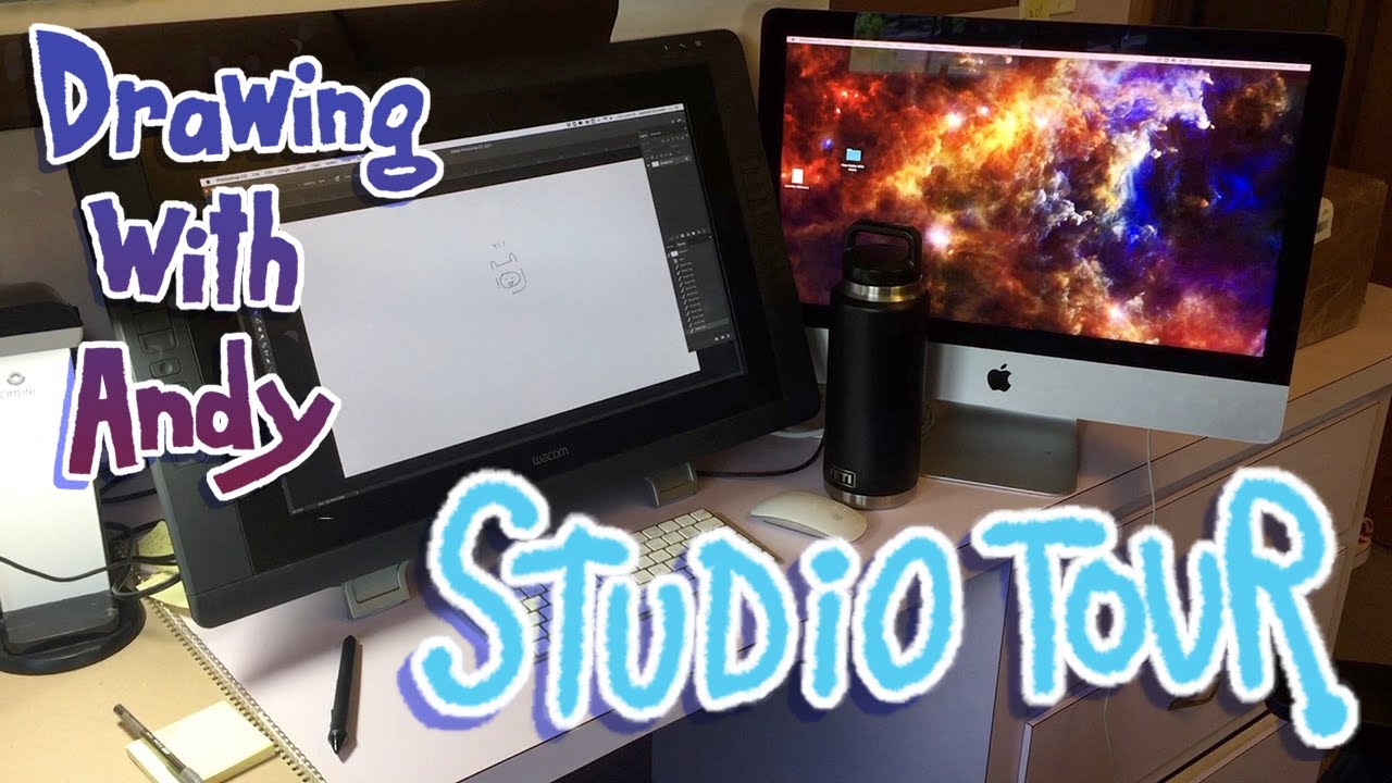 Drawing with Andy: Studio tour and Mystery Unboxing! - YouTube