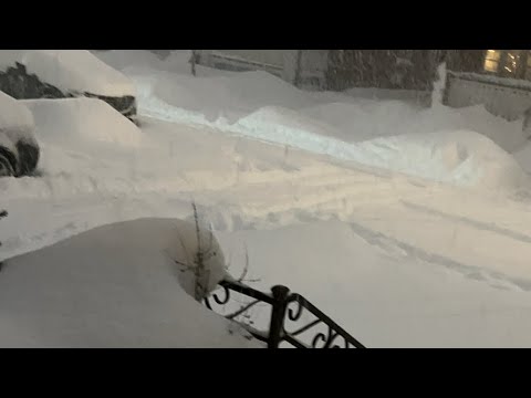 Insane Snow Fall IRL!! Winter Walk! Snow! - YouTube