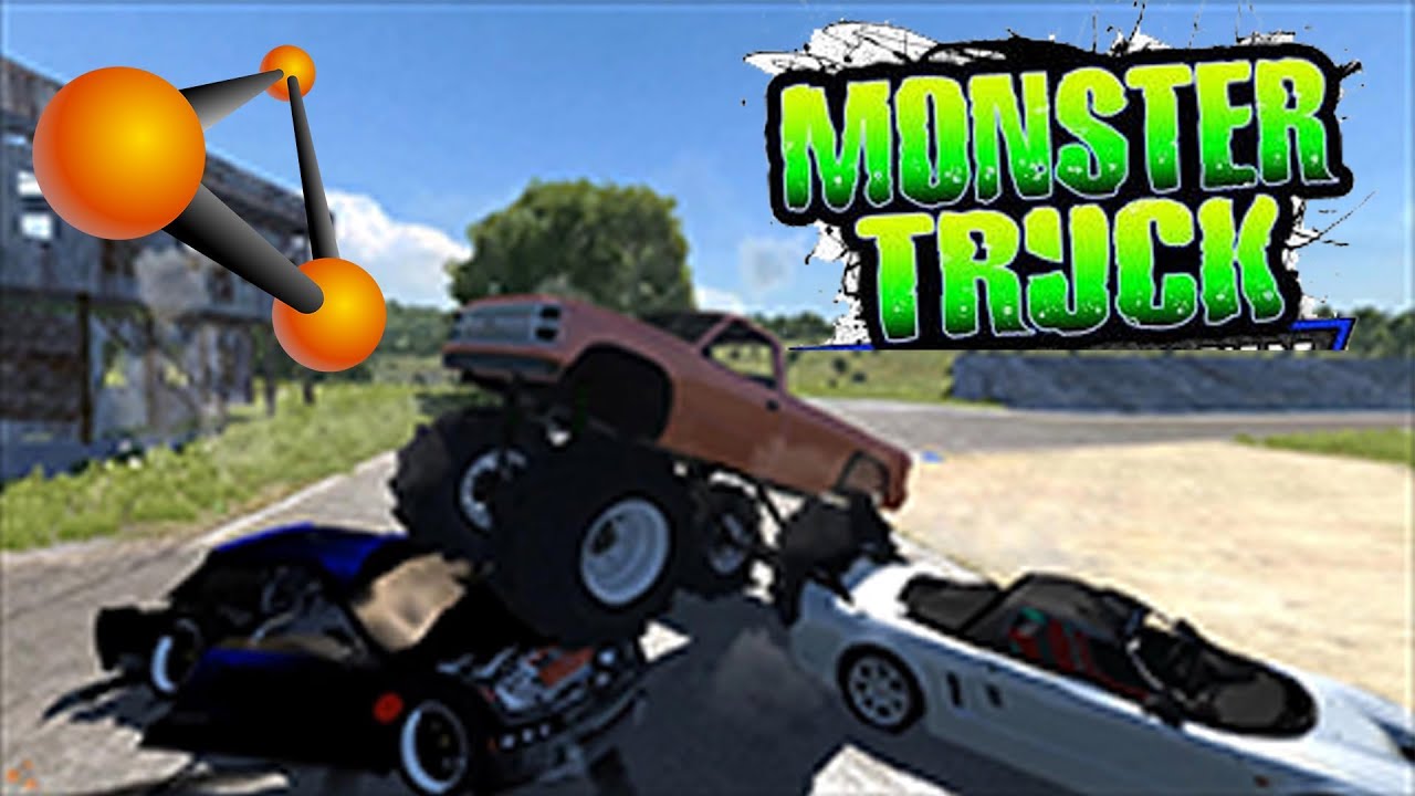 BeamNG Drive Monster [Truck-Bigfoot] 1243HP Supercharged V8 IN ACTION ...