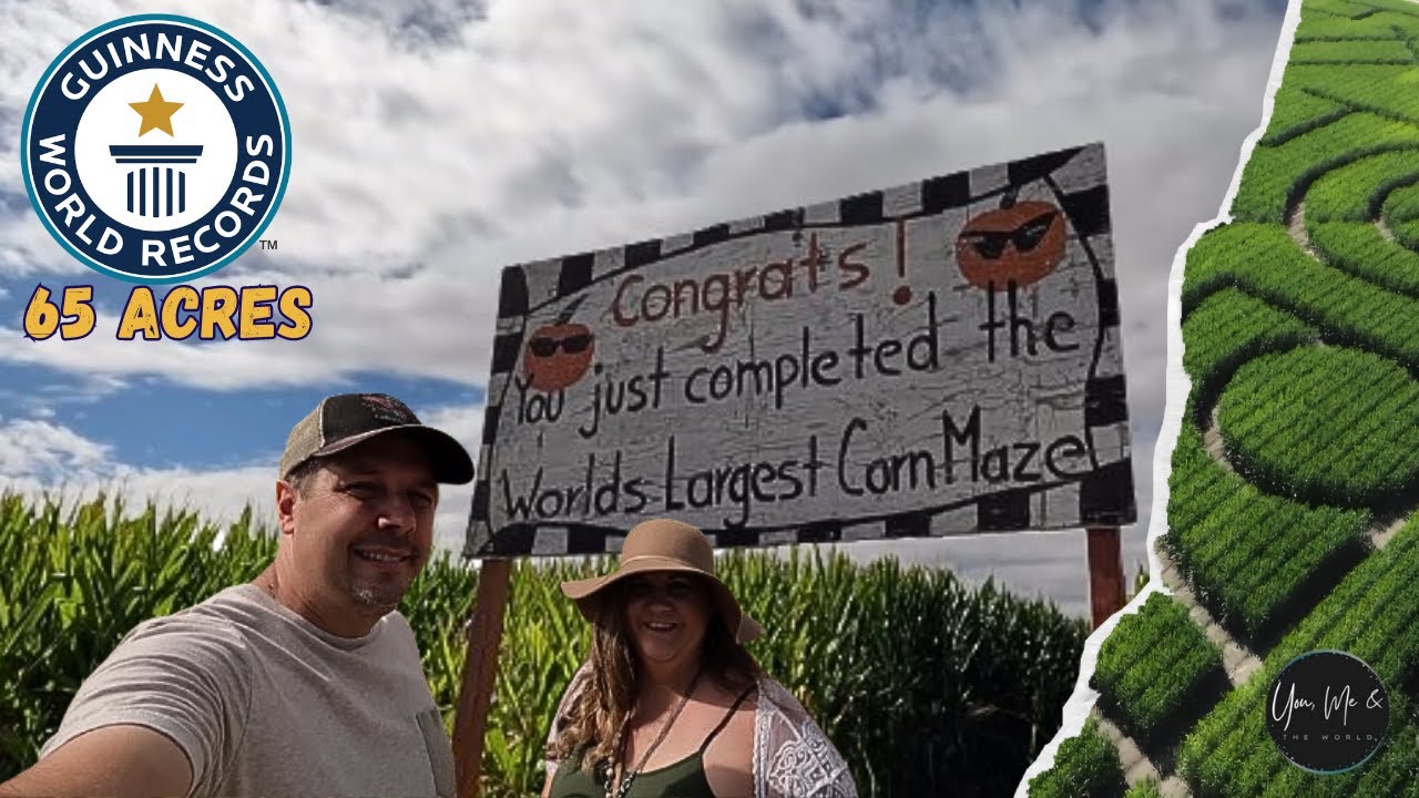 Do You Have What It Takes? Guinness World Record Corn Maze! Cool Patch ...