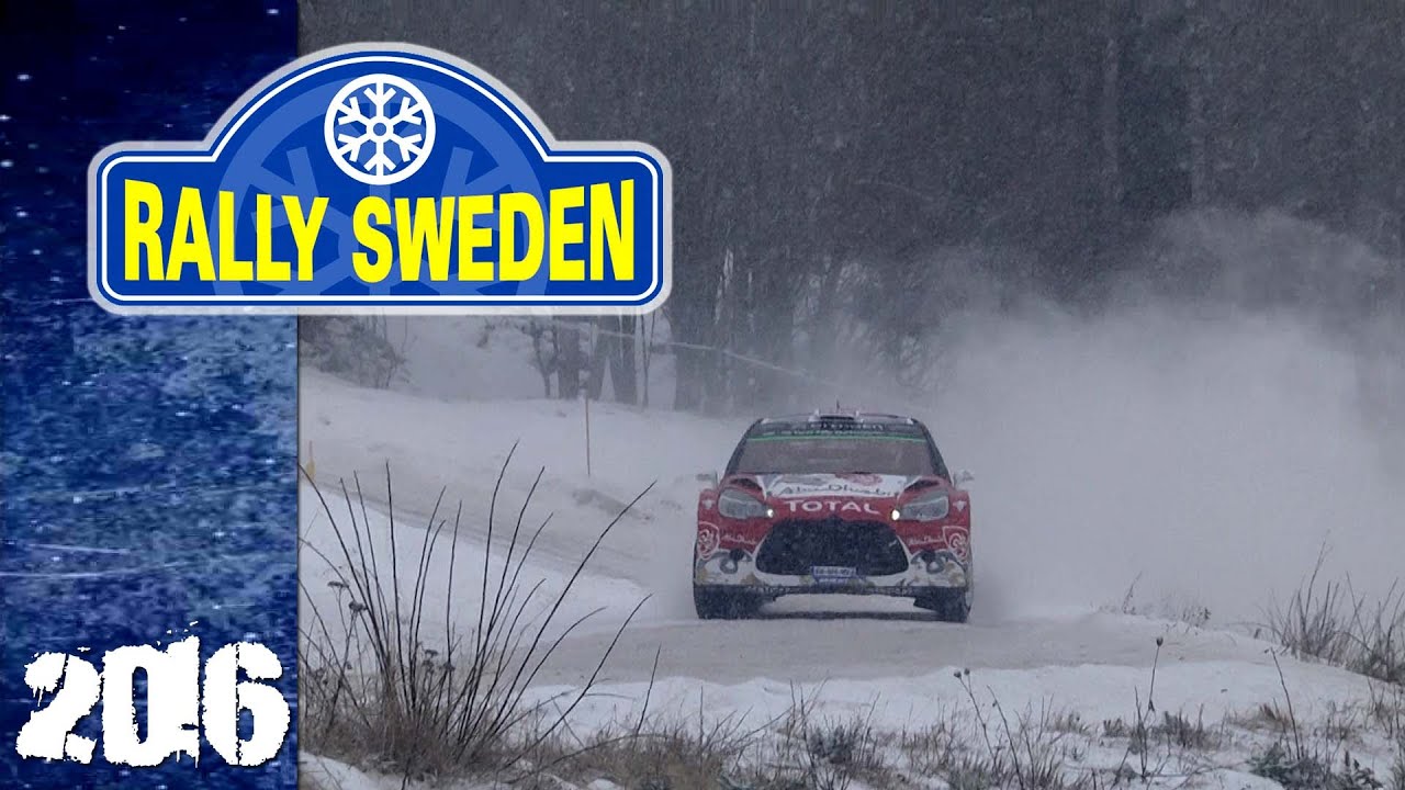 WRC rally Sweden. Chris Meeke out of day 1 distance - YouTube