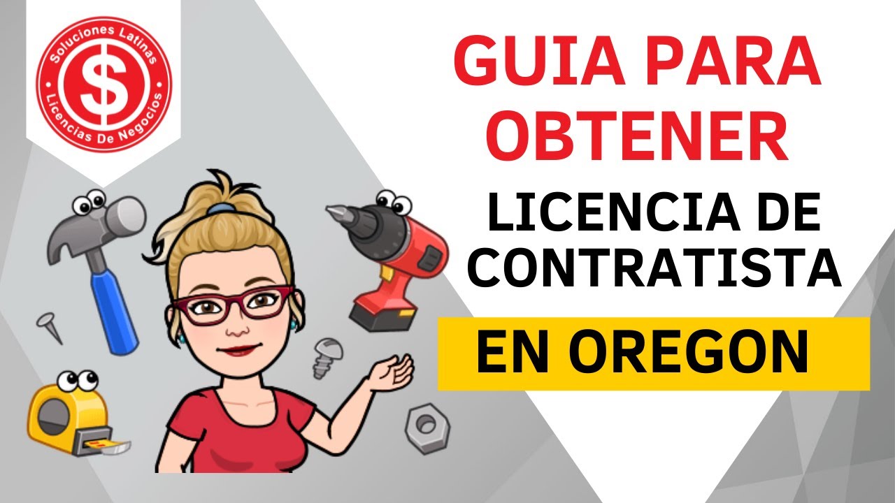 Guia Paso a Paso para Sacar la Licencia de Contratista en Oregon - YouTube