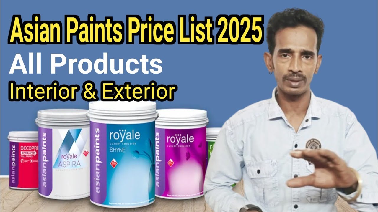 Asian Paints Complete Product Price List 2025 | Latest Asian Paints ...