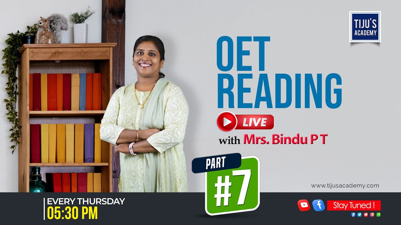 OET Reading Samples with Answers for Nurses 2023 | OET Reading Passage ...