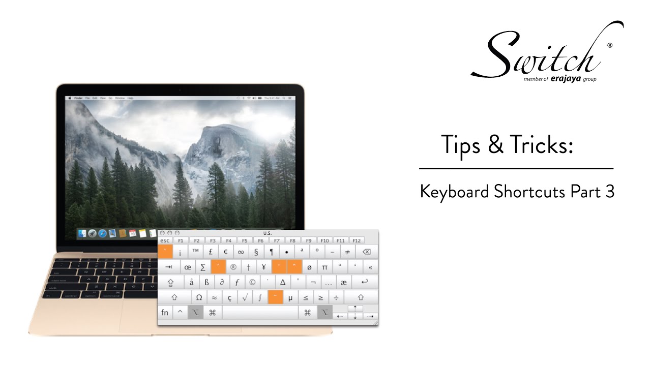 Tips & Tricks: Keyboard Shortcut Part 3 (Advanced Level) - YouTube
