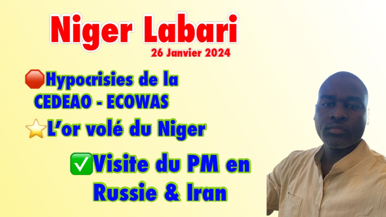 Niger labari 26 janvier 2024 - YouTube
