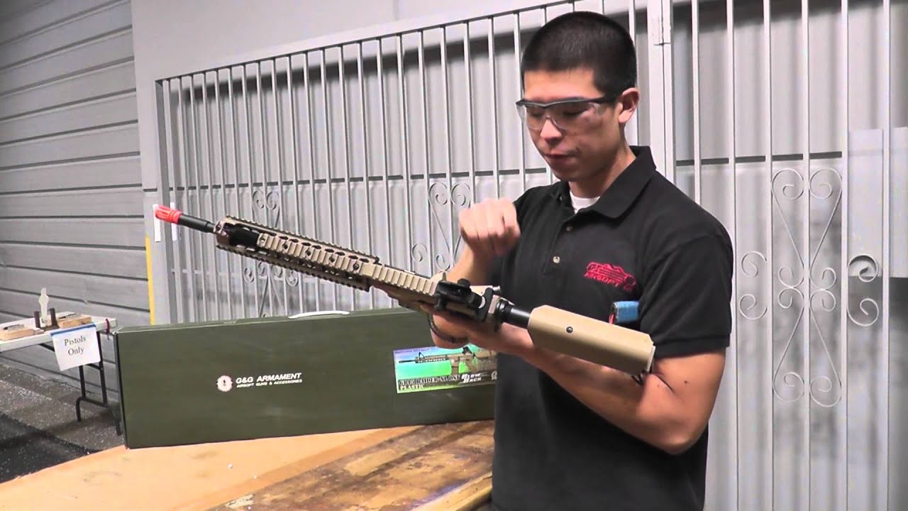 Airsoft GI Uncut - G&G GR15 Raider XL Electric Blow Back Airsoft Gun ...