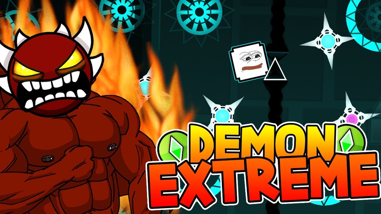 ¡EL PRIMER EXTREME DEMON DE TODO GEOMETRY DASH! - YouTube