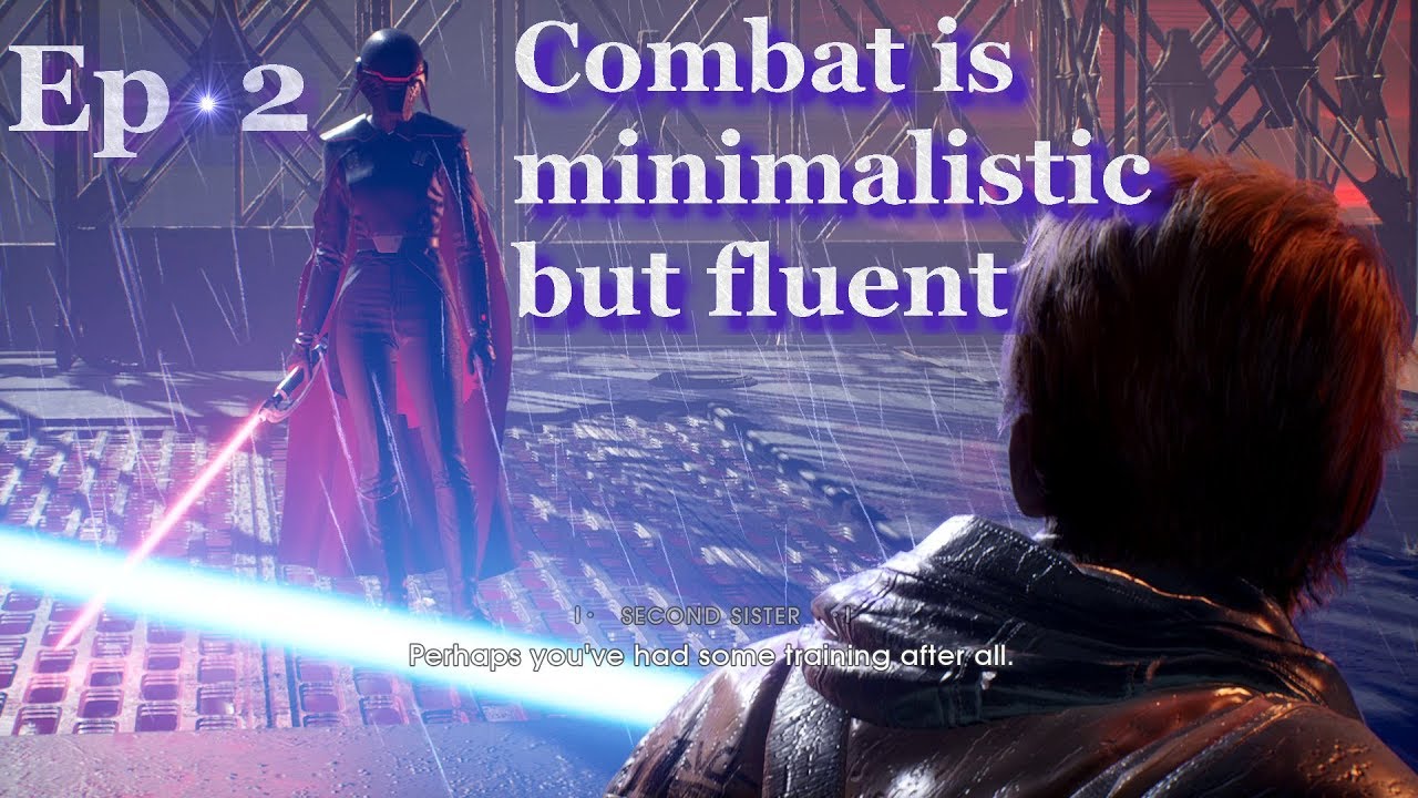 STAR WARS Jedi Fallen Order - Combat tutorial - Train section - Second ...
