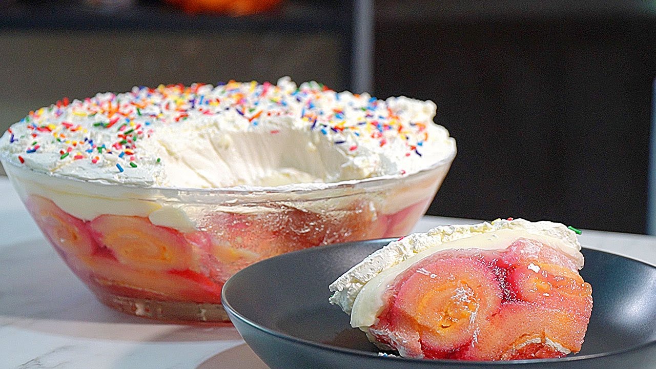 Trifle an English Classic recipe - Nostalgia at its BEST! - YouTube
