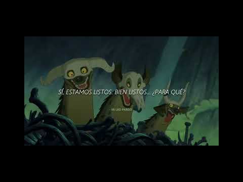 el rey león de scar con las hienas - YouTube