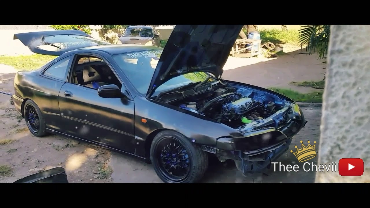 Honda Integra d16 build - YouTube