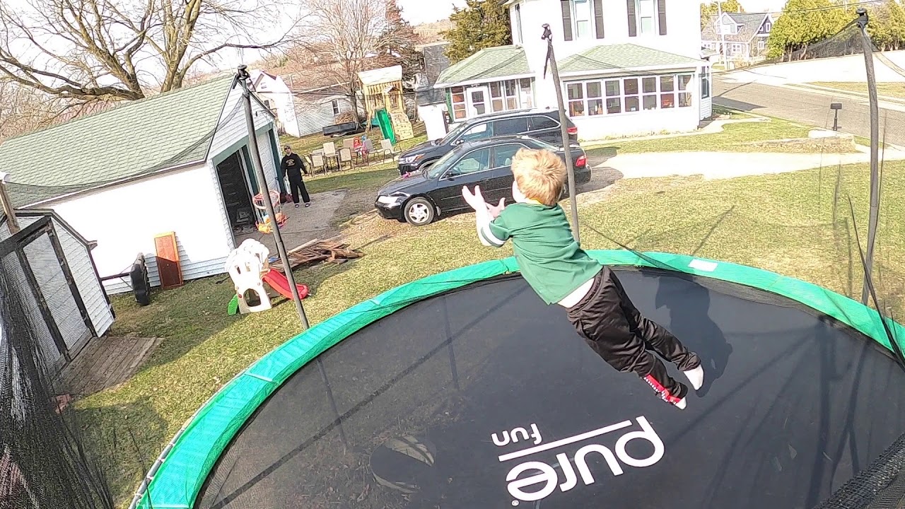 Blake Trampoline diving catches (edited previous Video) - YouTube
