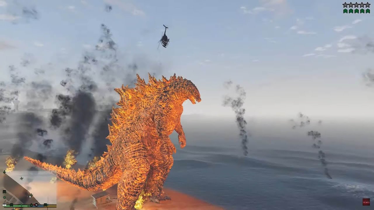Earth Energy Godzilla | Atomic Godzilla | Fire Godzilla | Fight Scene ...