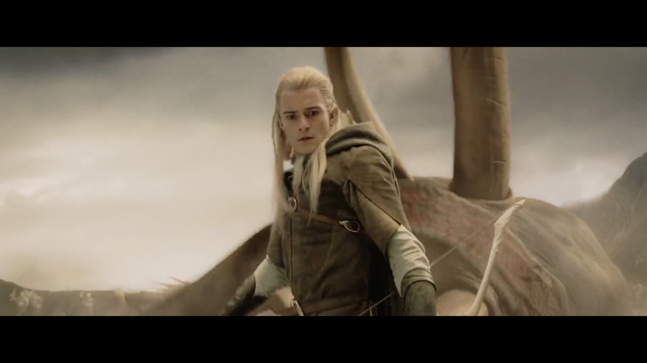 Legolas vs elephant - YouTube