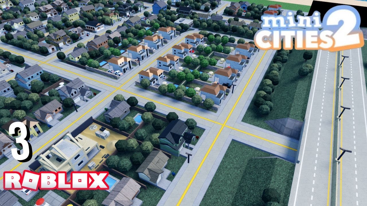 Задекорировал частный сектор в Mini cities 2 (Roblox) - YouTube