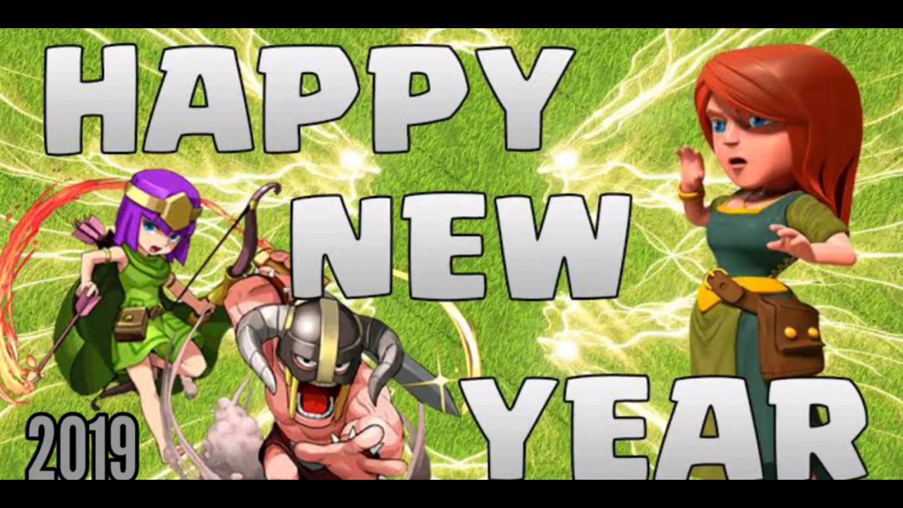 HAPPY NEW YEAR CLASHERS|NEW YEAR SPECIAL VIDEO | CLASH OF CLANS ...