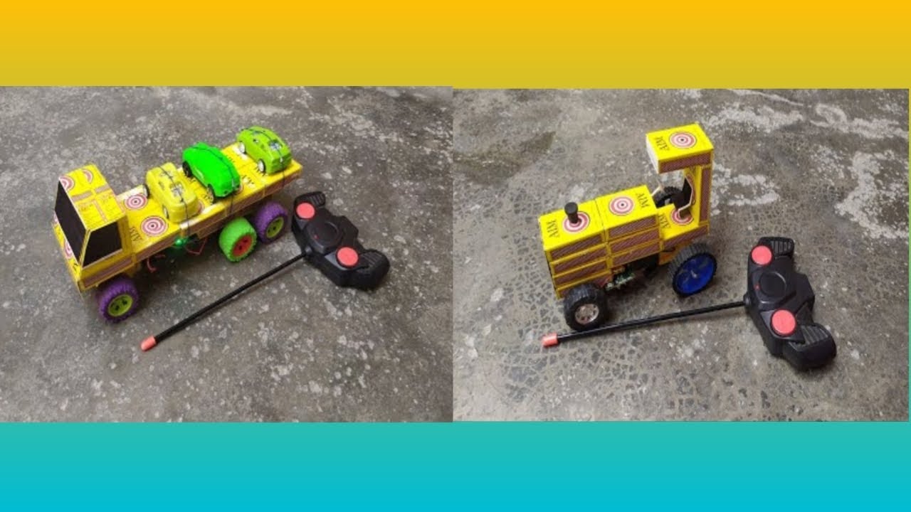 2 Amazing matchbox RC toys Making at home/ very easy RC toys #toys # ...