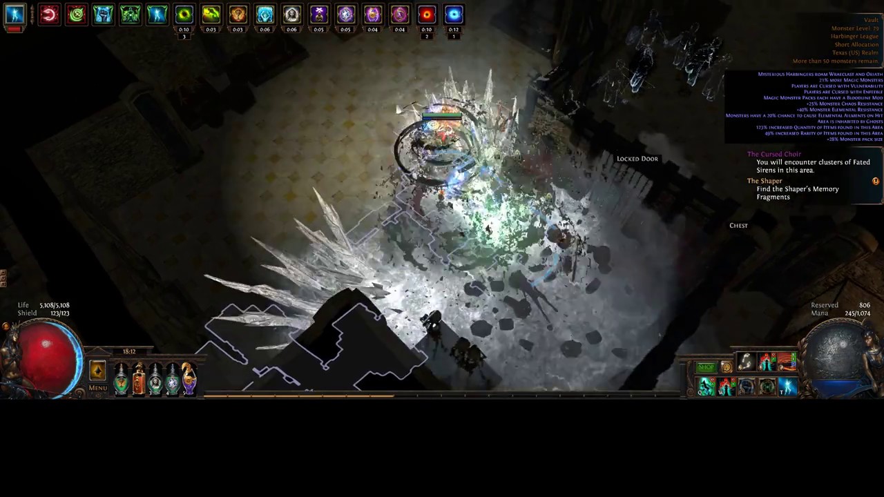 PoE 3.0 CoC Assassin Cyclone/Glacial Cascade - YouTube