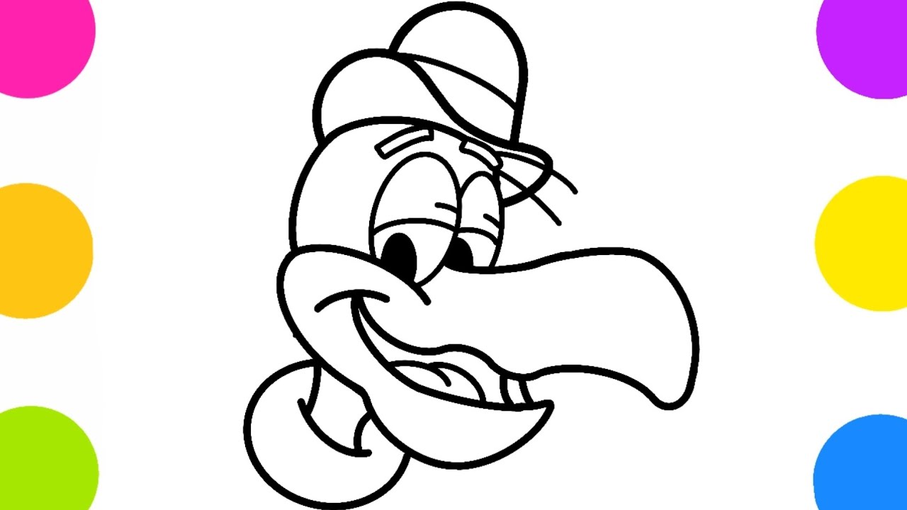 Desenhando - Zaca Urubu - Como desenhar o Zeca Urubu de Pica Pau - YouTube