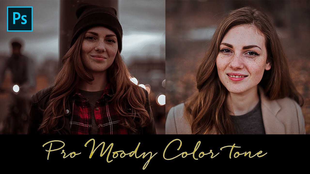 Pro Moody Color Grading Photoshop| Premium Gold Color Grading in ...
