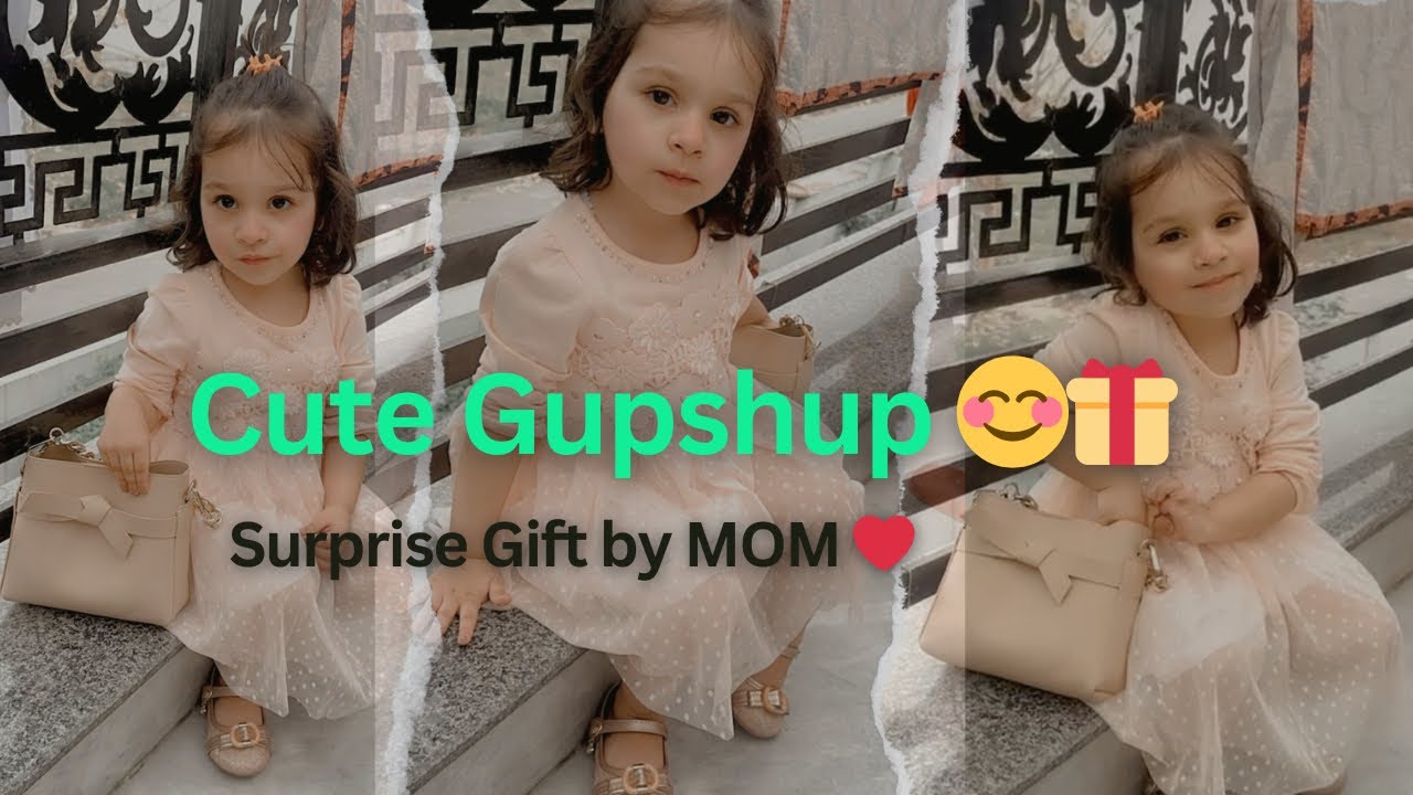 Mom Got her new gift 🎁 Baby Surprised 😊Cute Gup Shup with MOM 😀#baby # ...