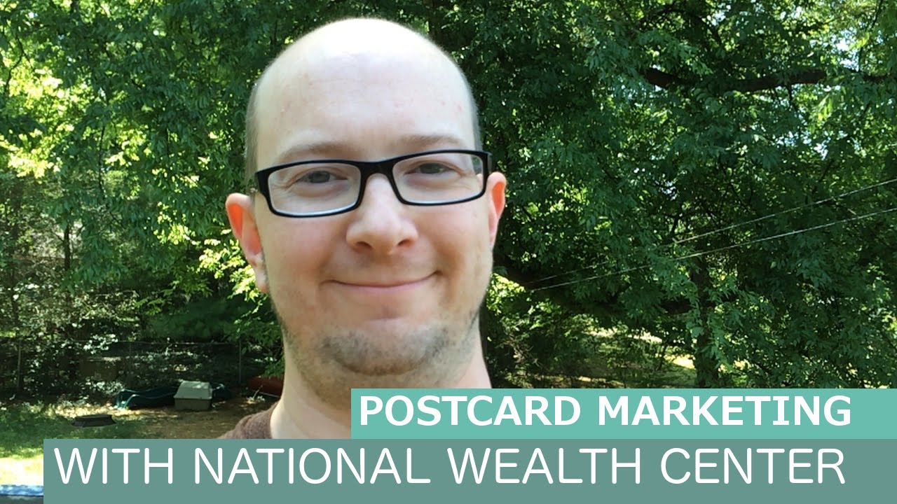 Postcard Marketing With National Wealth Center - YouTube