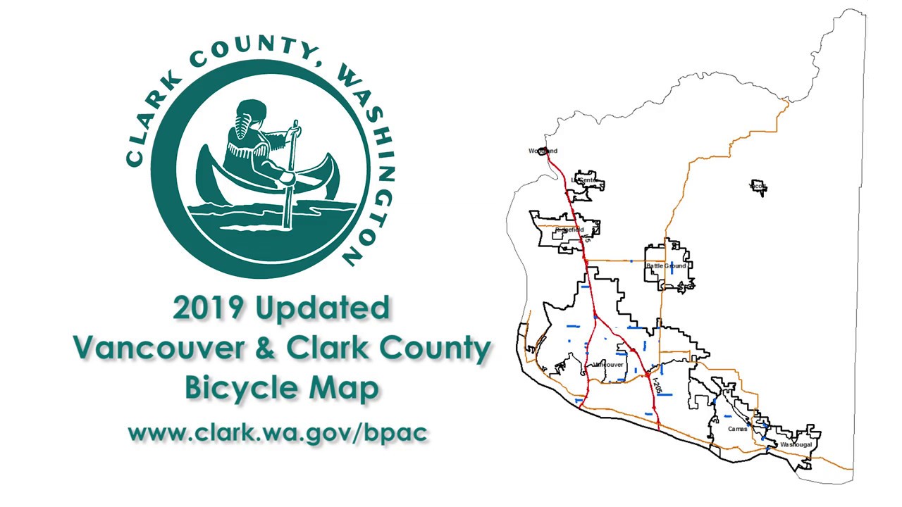 Updated 2019 Clark County Bike Map - YouTube