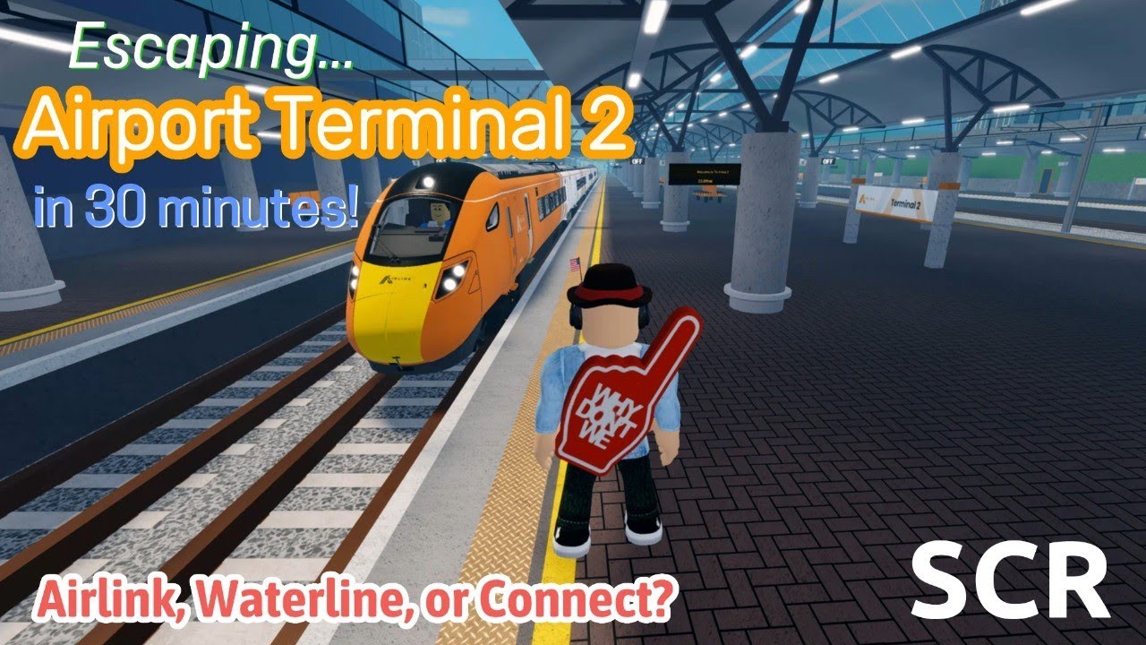 Escaping Airport Terminal 2 in 30 Minutes! SCR Challenges - YouTube