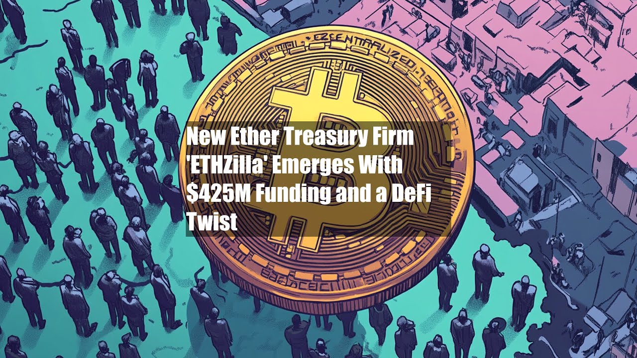 New Ether Treasury Firm 'ETHZilla' Emerges With $425M Funding and a ...