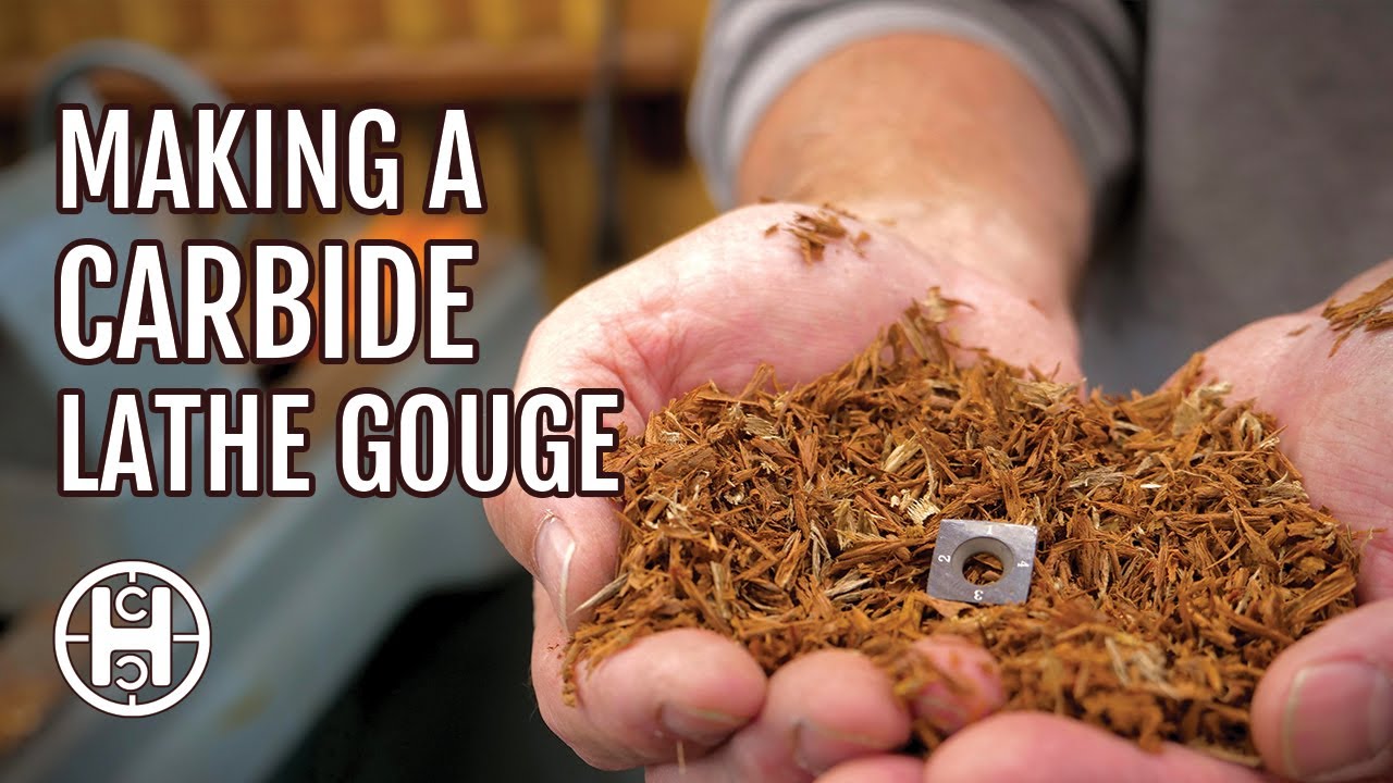 Making A Carbide Wood Lathe Gouge For Under $10! DIY - YouTube