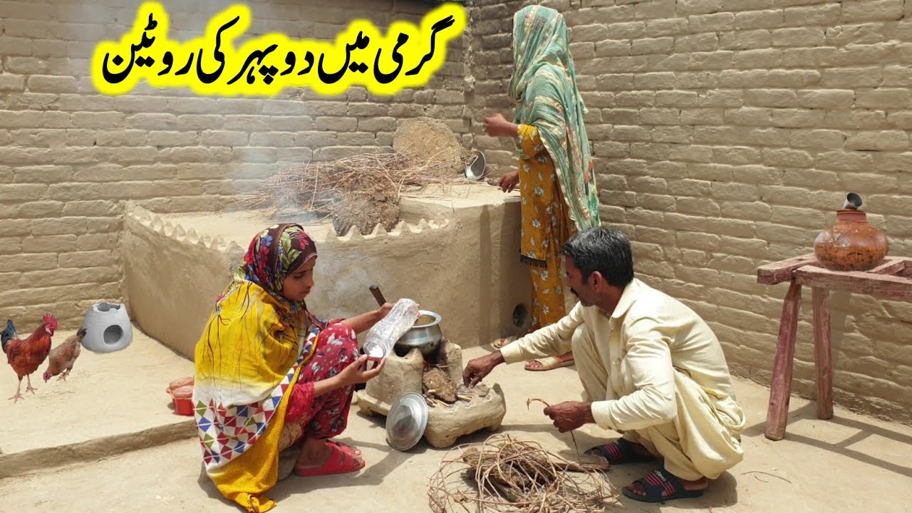 Summer Afternoon Routine In The Village | Pakistani Village life ...