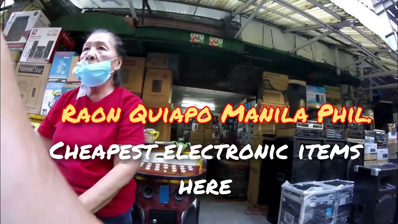 Carriedo Lrt Station to Quiapo Raon - YouTube