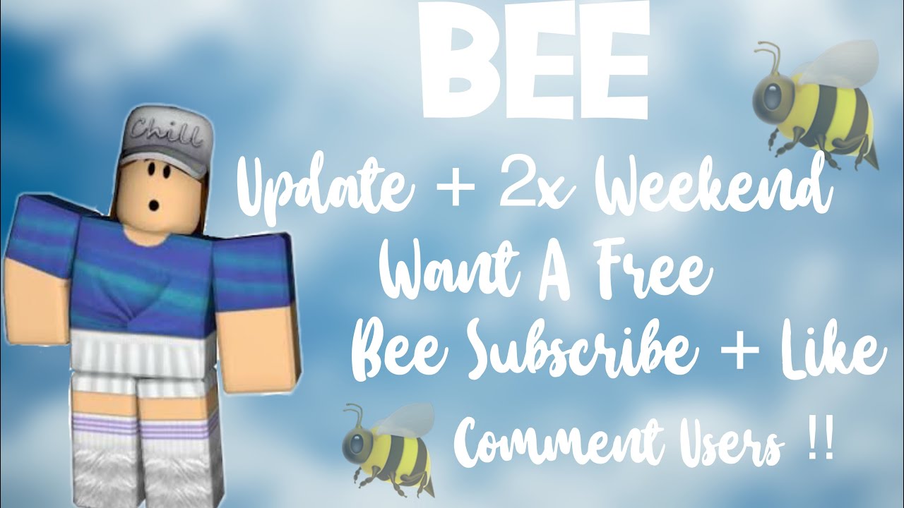 Bee Update + 2x Weekend In Adopt Me | iiRainbowCakezz - YouTube