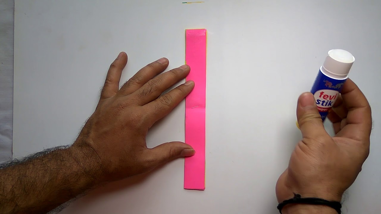 PAPER STRIP FLOWER DECORATION IDEA origami work - YouTube