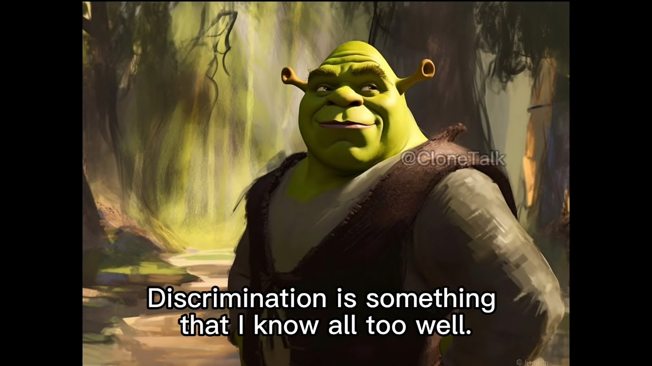 Shrek Helps You Deal With Discrimination (AI Voice) - YouTube