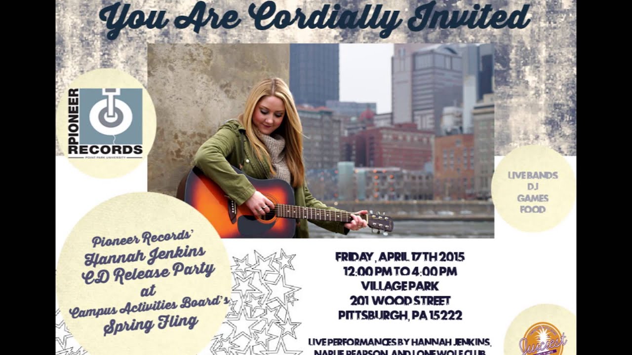 Hannah Jenkins EP Announcement | Release Party - YouTube