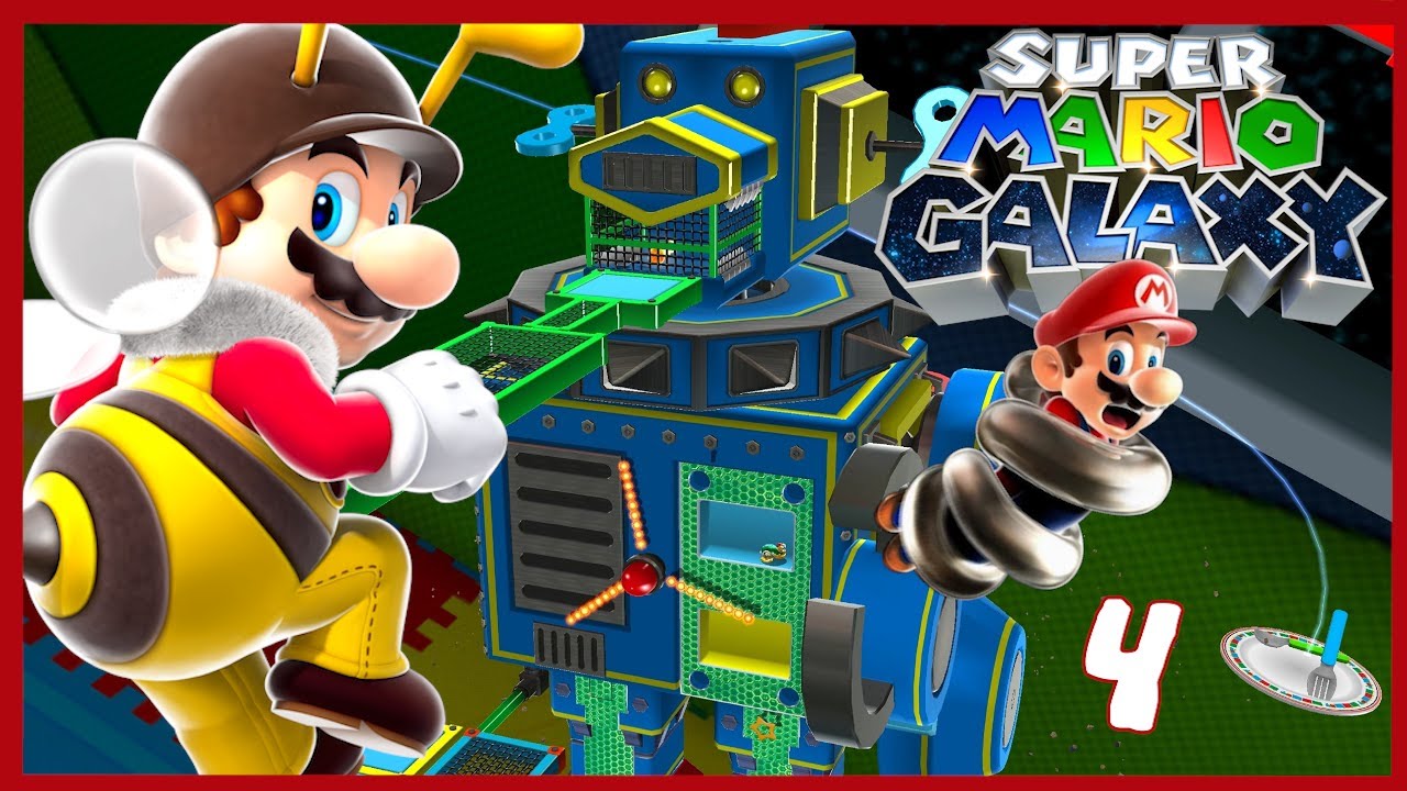 MUELLES, MECHAS y abejas, muchas abejas | Super Mario Galaxy #4 - YouTube