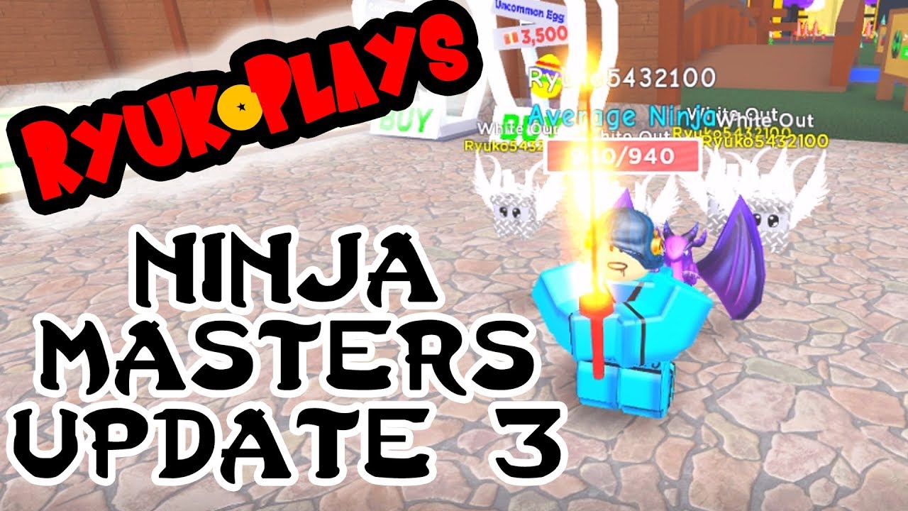 Roblox :: I GOT THE BEST SWORD IN NINJA MASTERS UPDATE 3! (18,000 ...