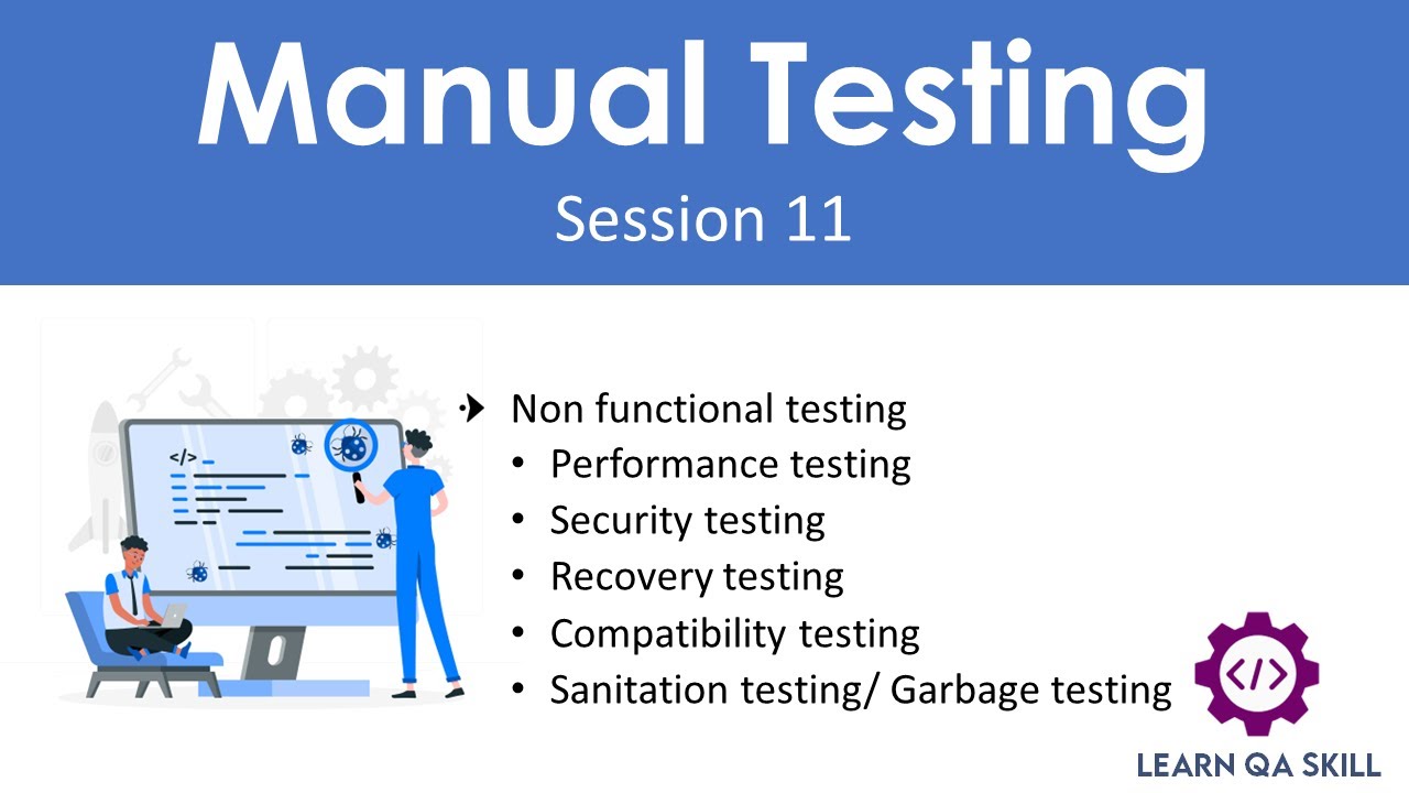 Manual Testing - Session 11 | Non Functional Testing - YouTube