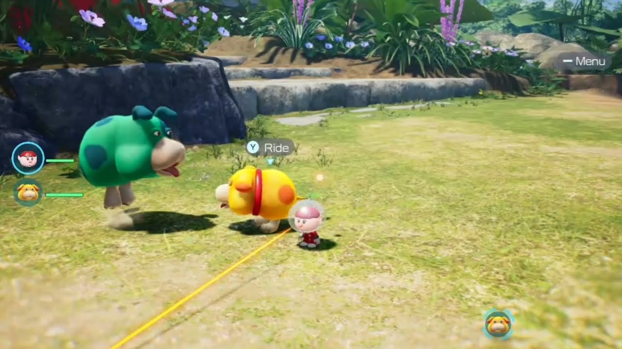 Moss cute interaction (Pikmin 4) - YouTube