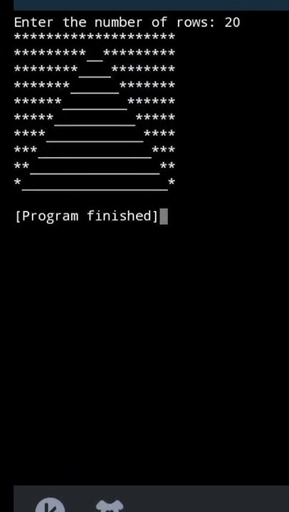 Python code to print pant style pattern of stars | #python #coding # ...