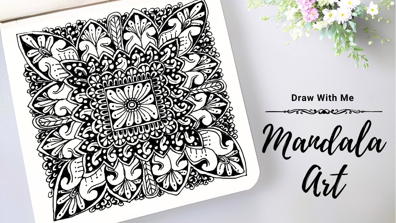 Mandala Art | Mandala Pattern | Easy Mandala Art for Beginners | How to ...