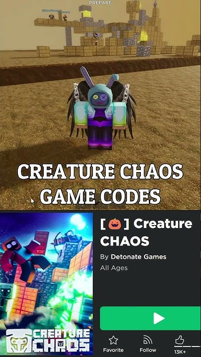 (2022) **NEW** 🎃 Roblox Creature CHAOS Codes 🎃 ALL RELEASE CODES! - YouTube