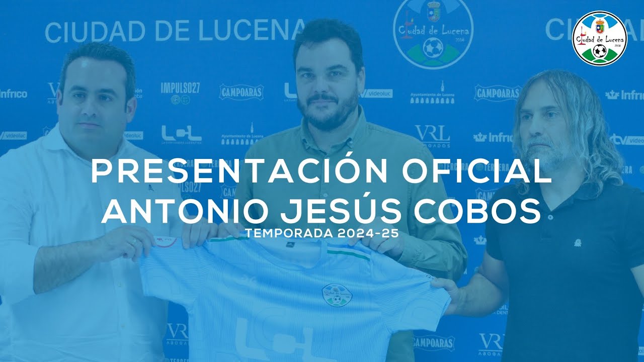 PRESENTACIÓN OFICIAL - ANTONIO JESÚS COBOS - YouTube