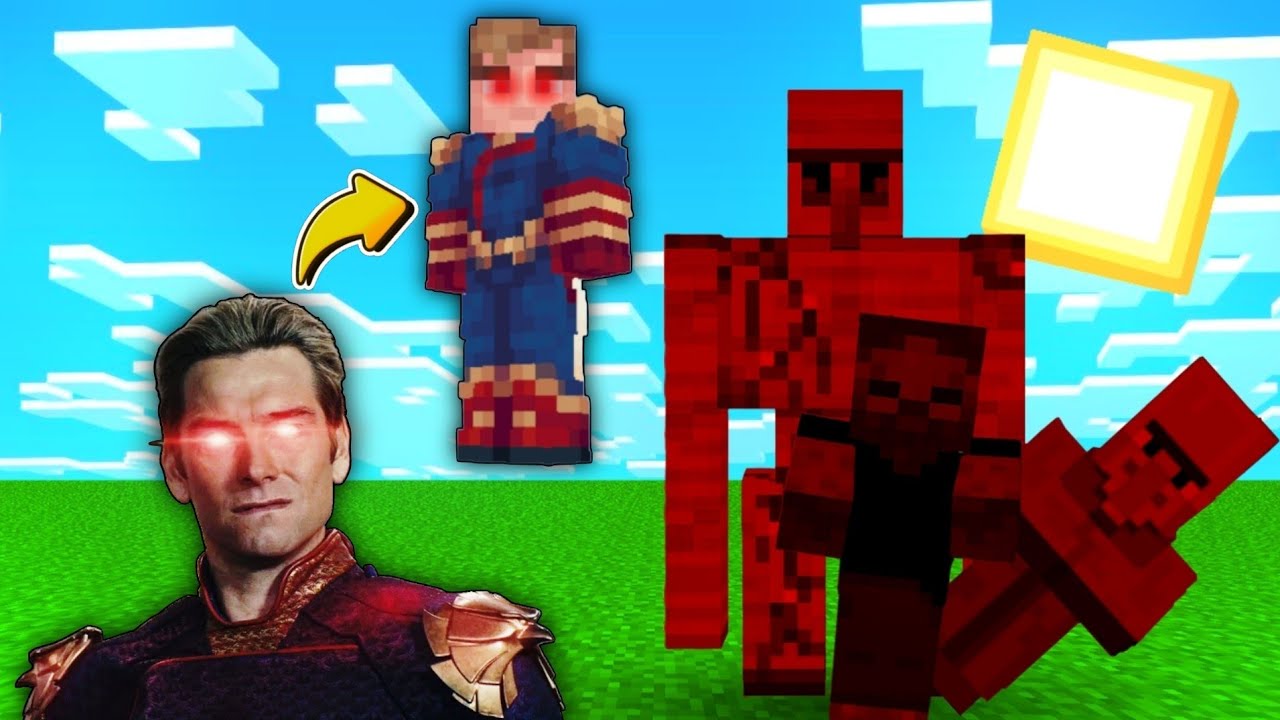 I became The Homelander in Minecraft ☠️ - YouTube